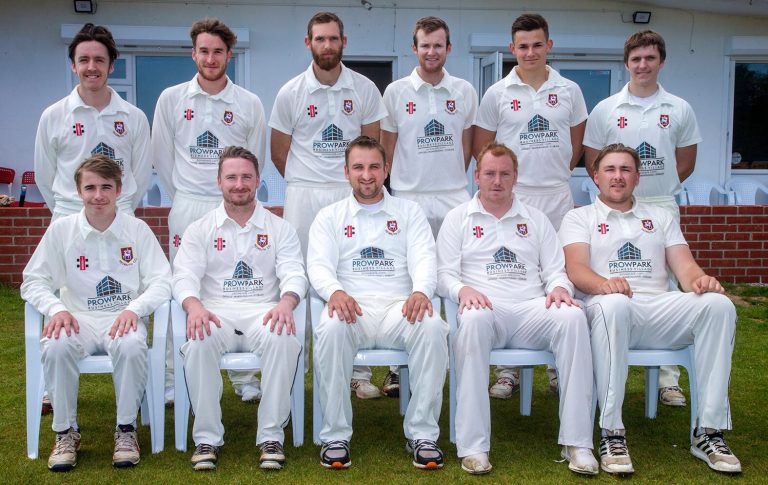Redruth Cricket Club TEam Photo - Cornwall Glass