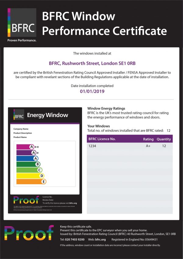 bfrc-certified company - Cornwall Glass