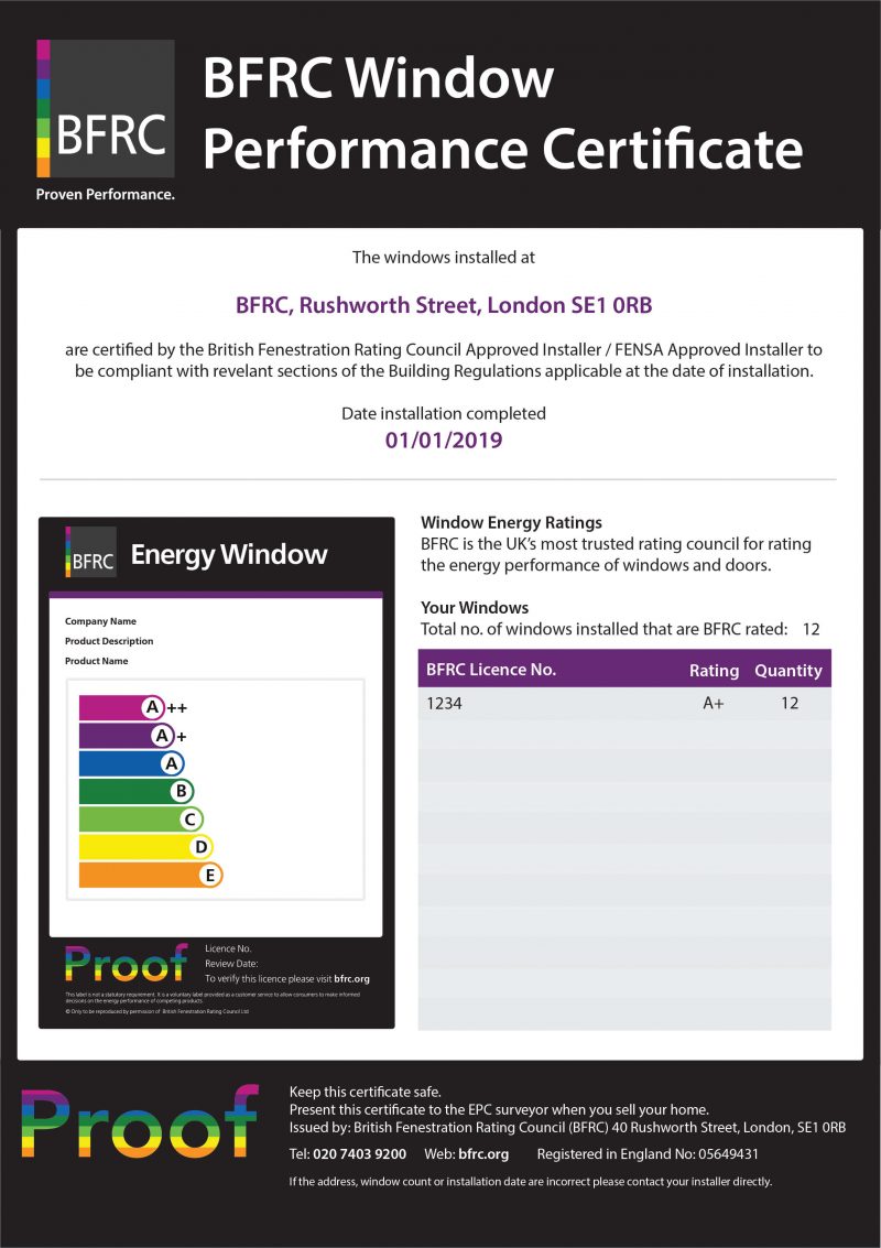 bfrc-certified company - Cornwall Glass